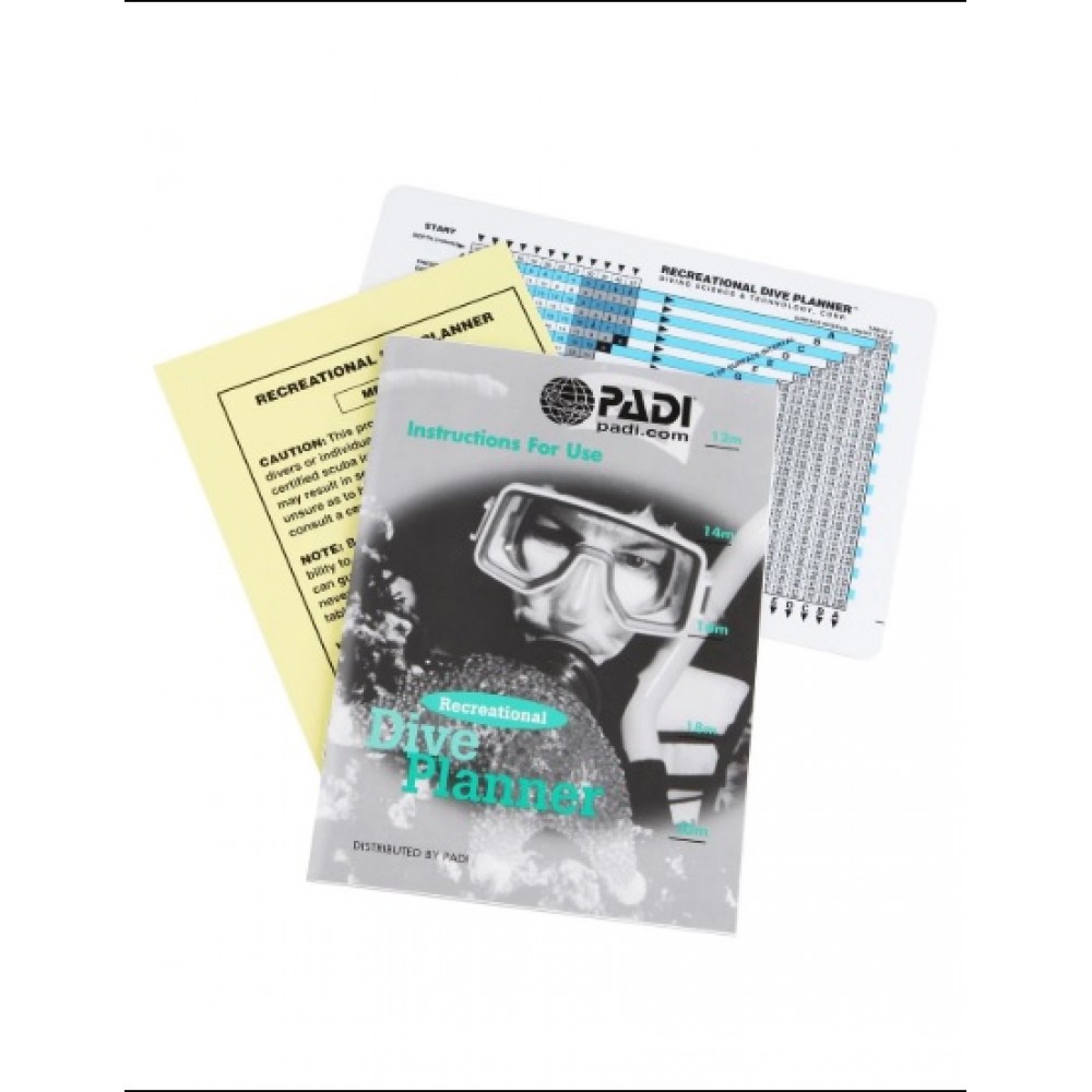 Padi Recreational Dive Planner Rdp Table